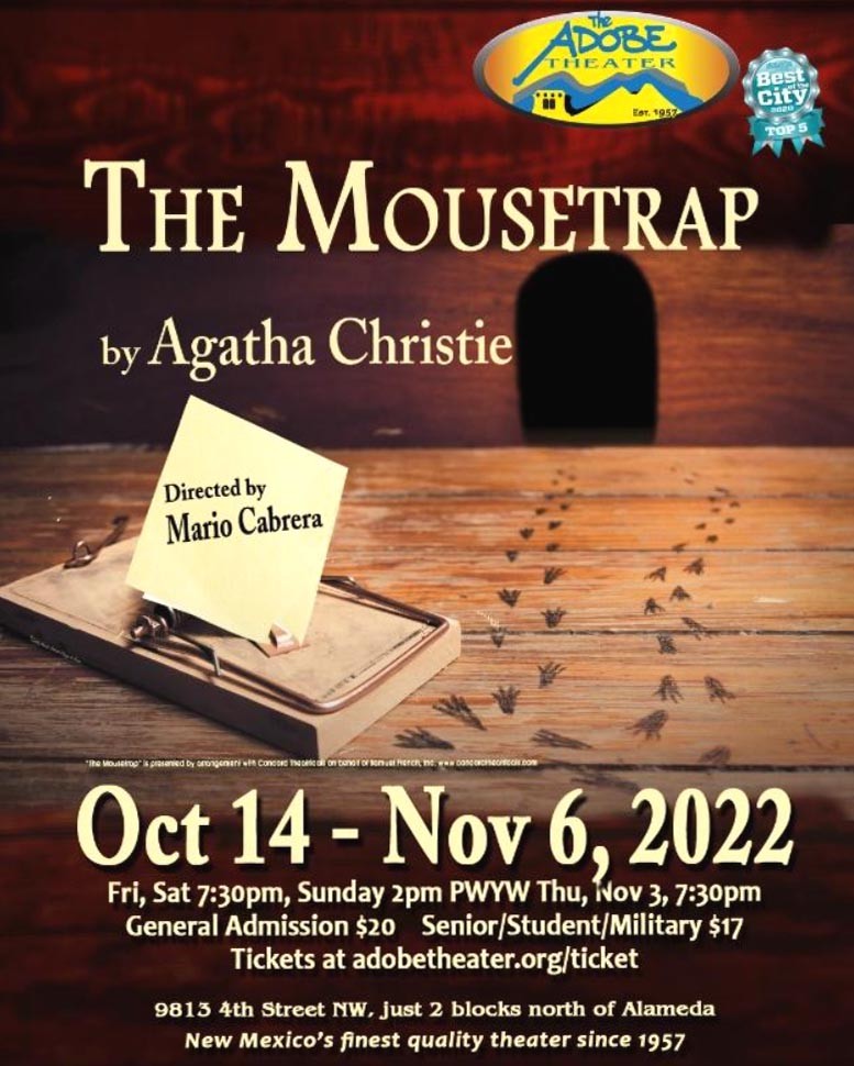 Adobe Theater Presents Agatha Christie’s The Mousetrap – Brando Classic Old Time Radio